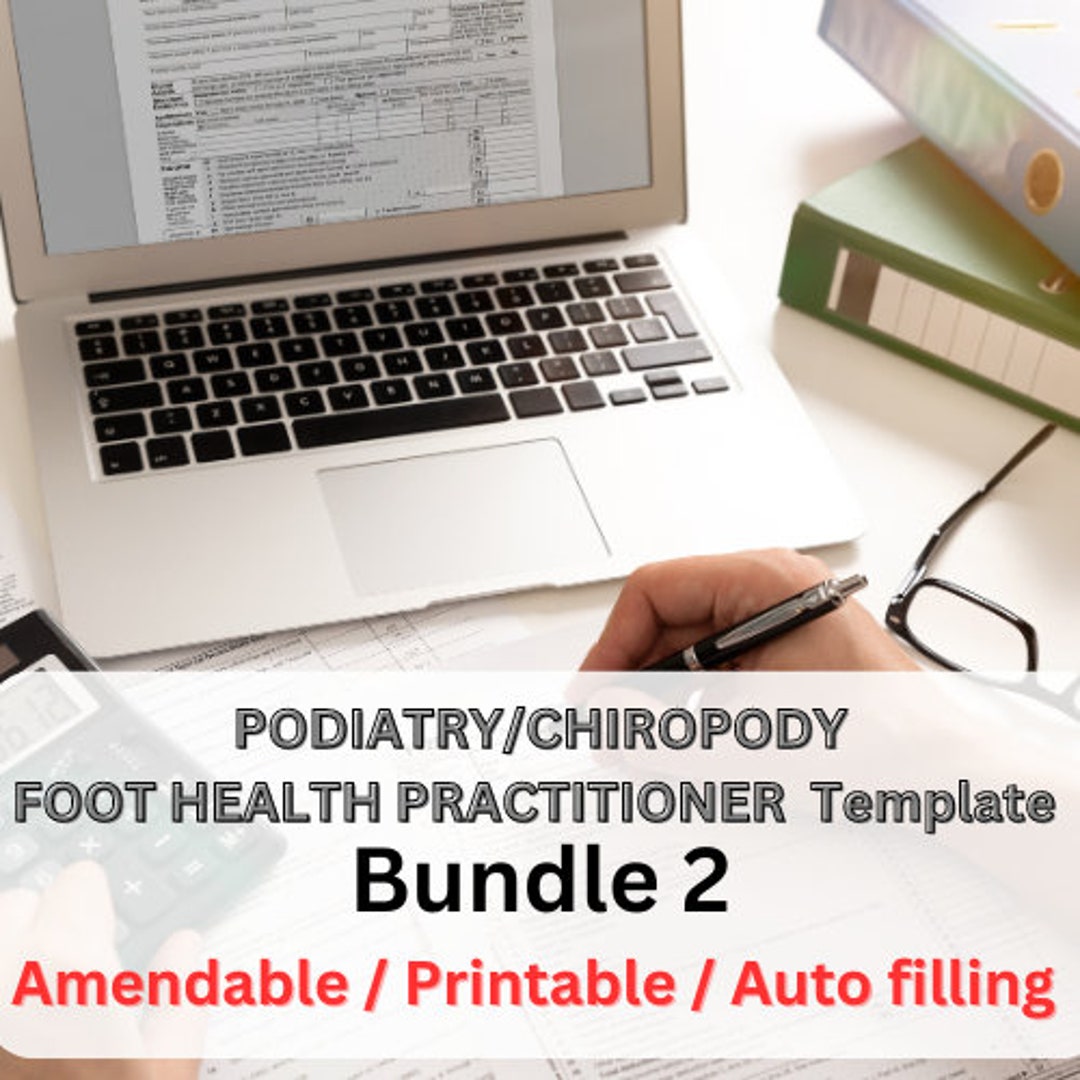 Foot Health Care Practitioner / Chiropody / Podiatry Templates Bundle ...