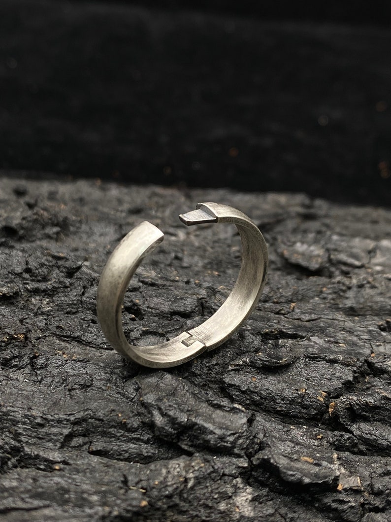 Fat Knuckle Ring Hinged Wedding Ring Knuckle Ring S925 - Etsy