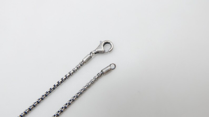 Box Chain Round Box Chain Silver Chain 925 Sterling Silver - Etsy