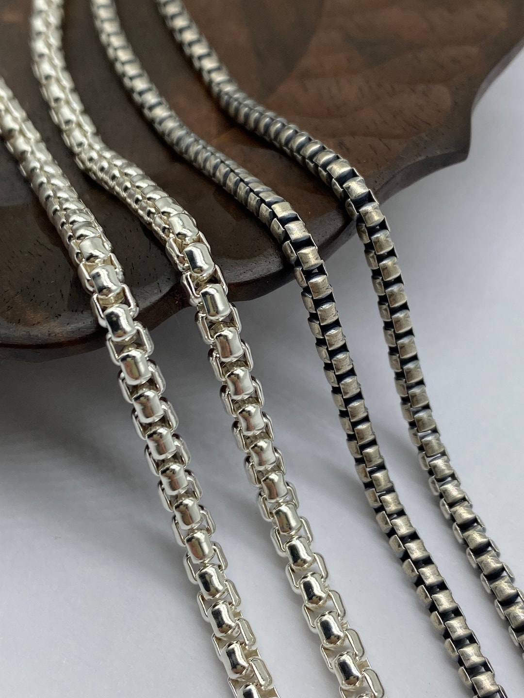 Mens Chain,sterling Silver Chain,box Chain,silver Chain,men Necklace ...