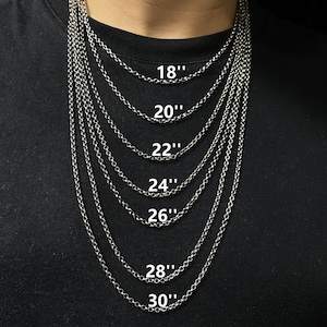 925 Silver Chain,rectangle Cable Chain,silver Necklace,mens Necklace ...