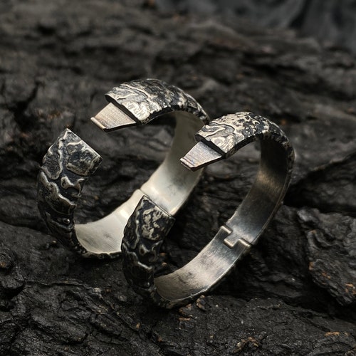 Couple Rings Arthritis Ring Fat Knuckle Wedding Band Silver | Etsy