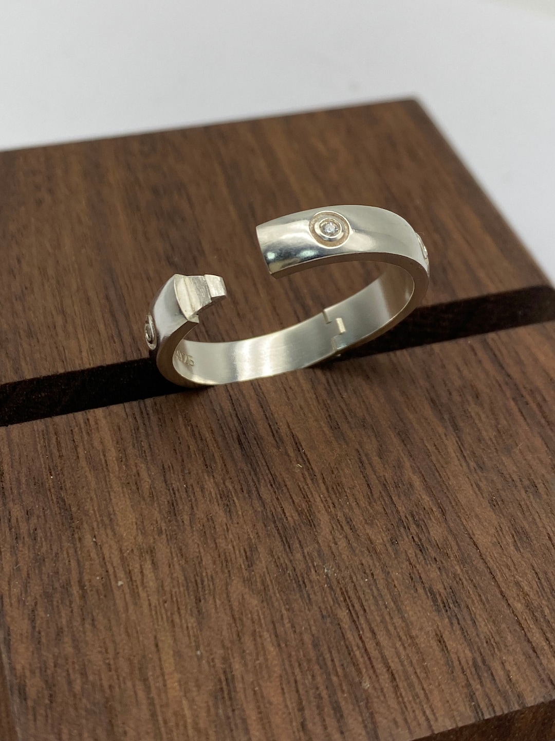 Silver Ring Fat Knuckle Ring Hinged Ring Wedding Ring Knuckle Ring 925 ...