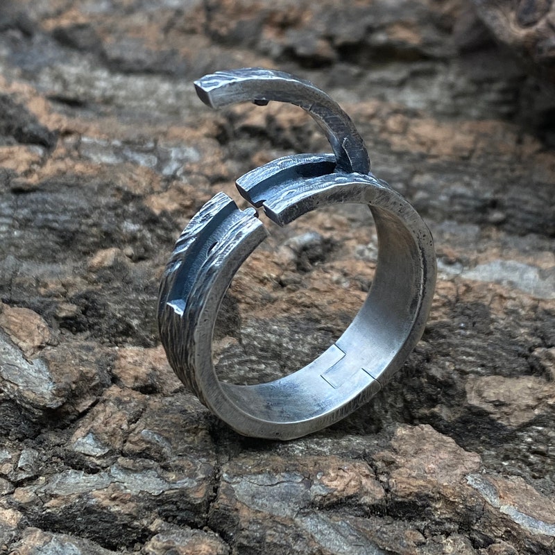 Hinged Wedding Ring for Men - Etsy