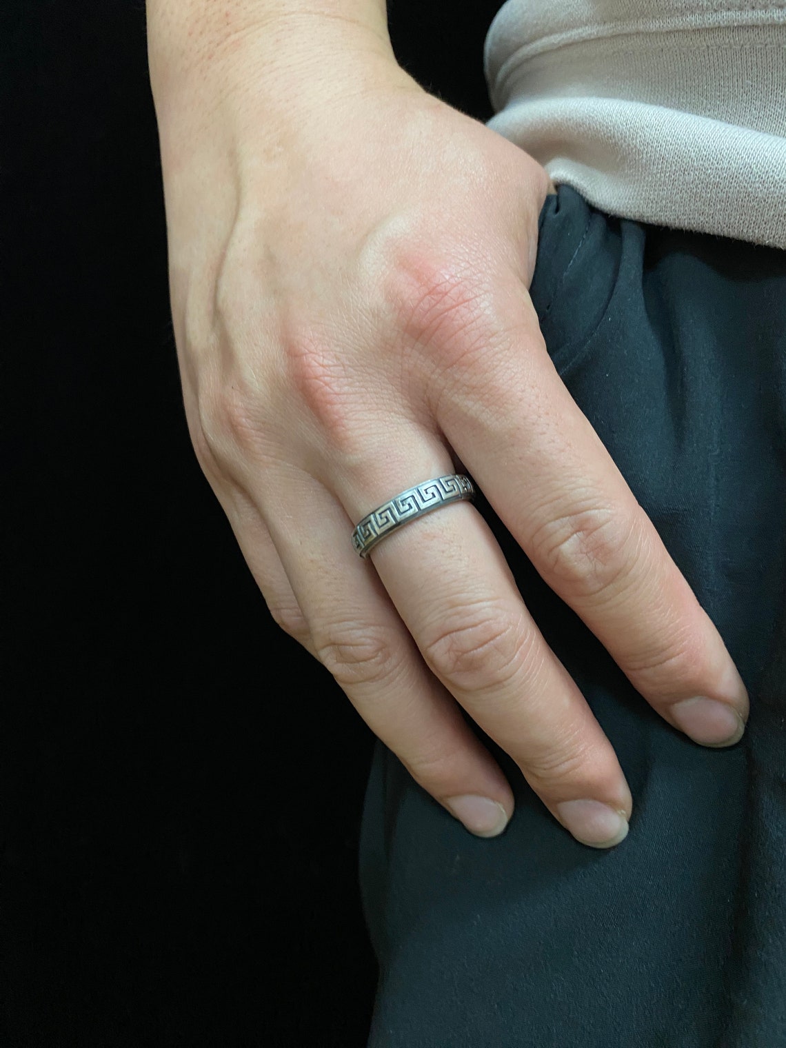 Hinged Ring Fat Knuckle Ring Big Knuckle Ring 925 Sterling Silver - Etsy