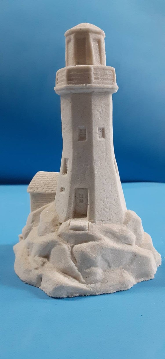 Lighthouse sand sculpture | Etsy