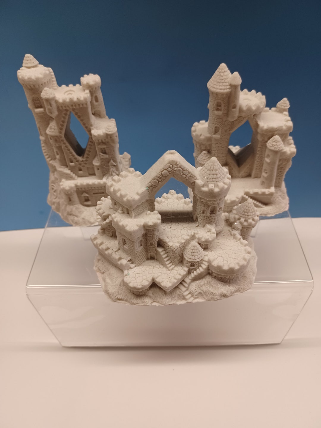 Three Magical Sandcastle Made With Real Sand - Etsy