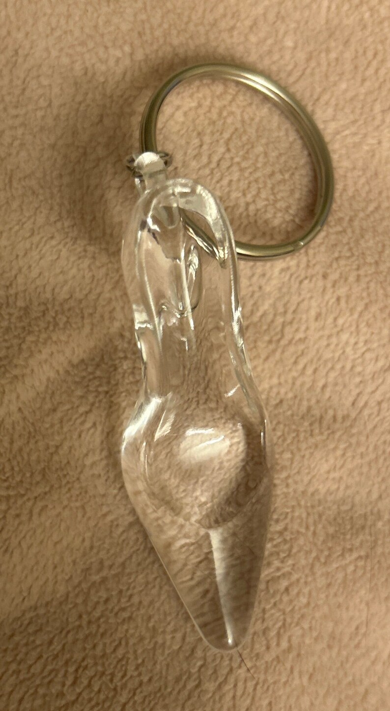 Handmade Disney Cinderella Glass Slipper Keychain - Etsy