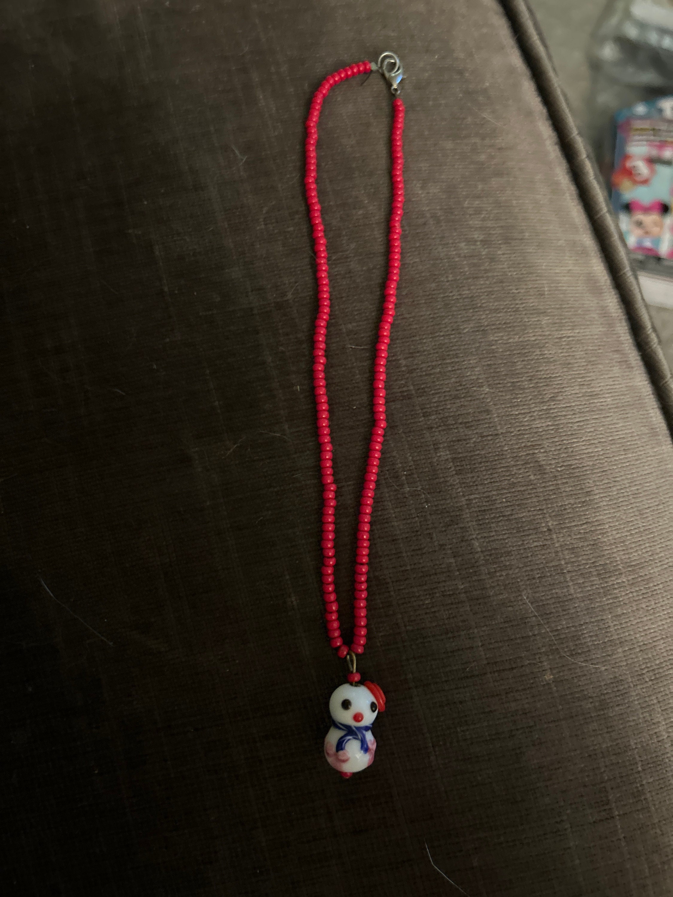 Handmade Holiday Snowman Choker - Etsy