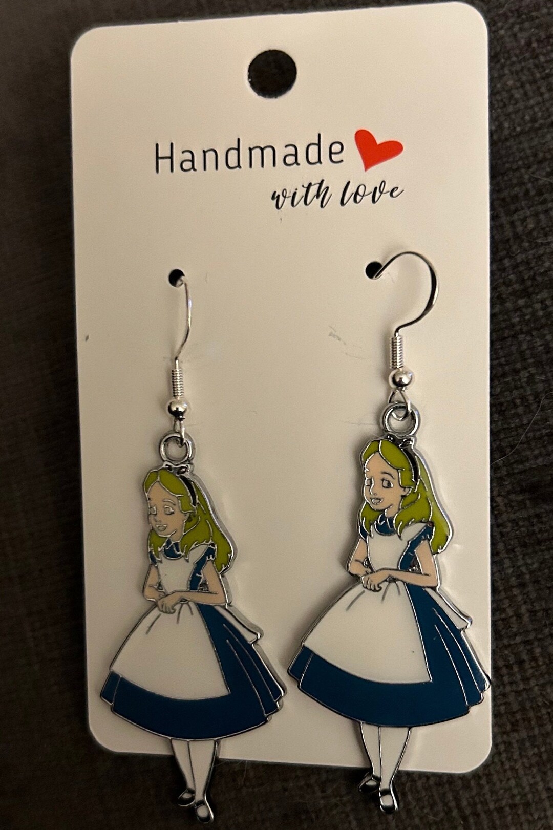 Handmade Disney Alice in Wonderland Earrings - Etsy
