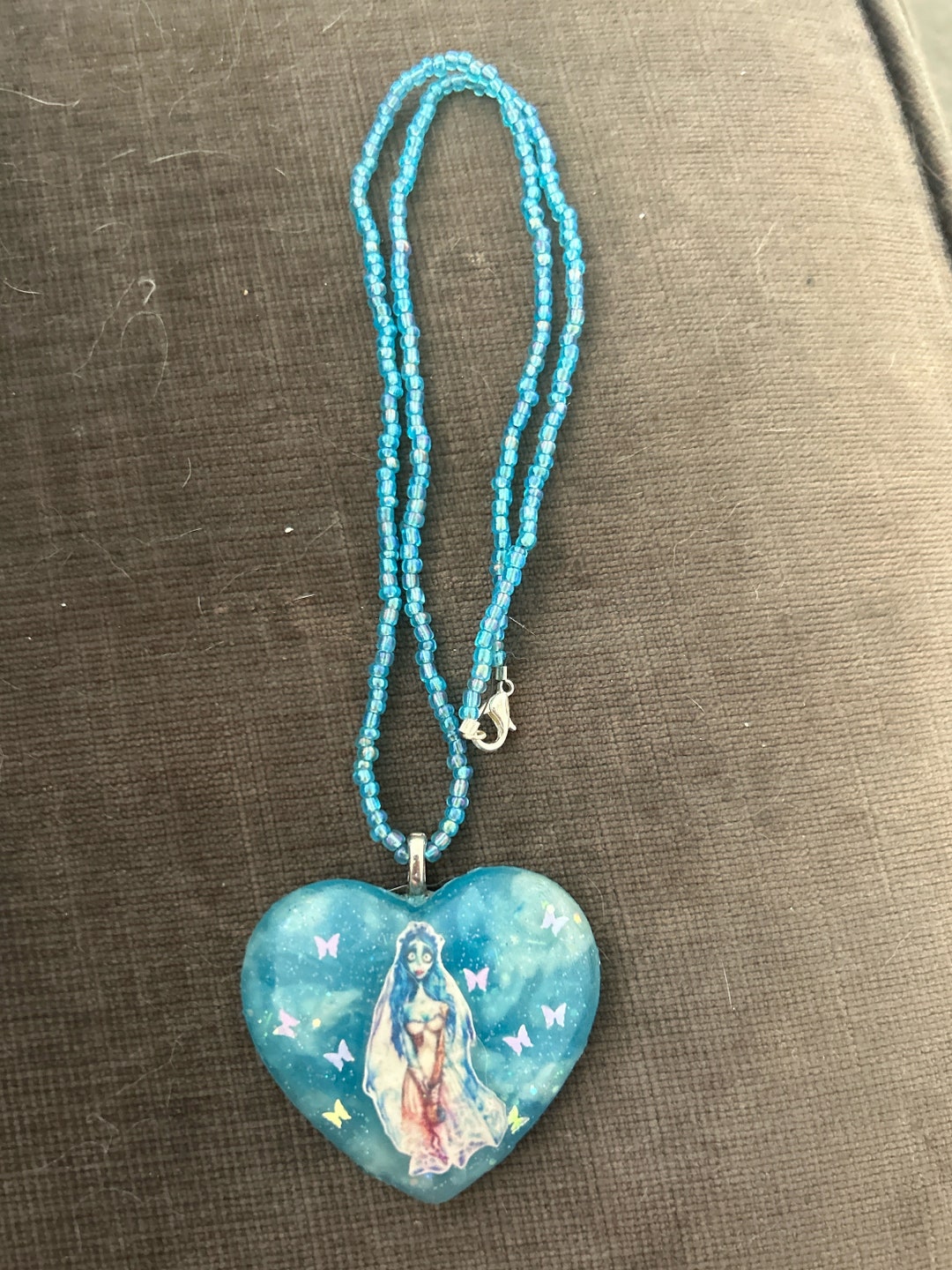 Handmade Corpse Bride Necklace - Etsy