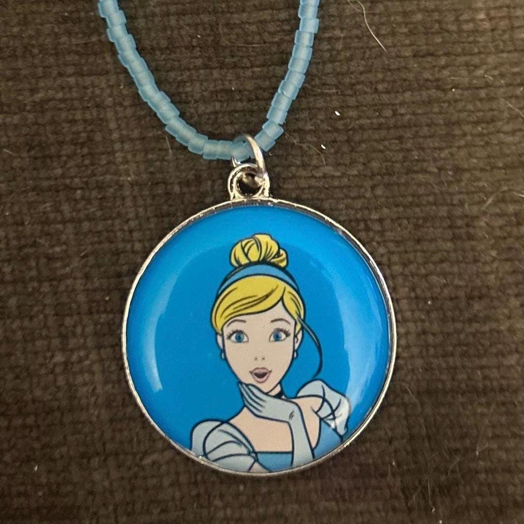 Handmade Disney Princess Cinderella Necklace - Etsy