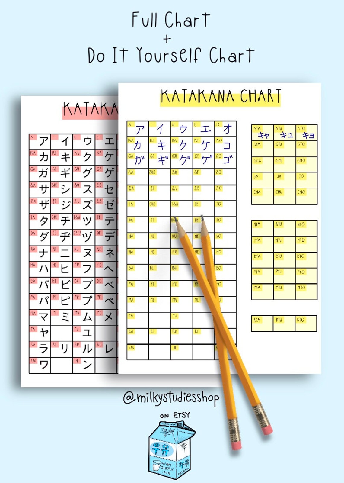 Hiragana and Katakana Practice Worksheets Pack Bundle | Etsy