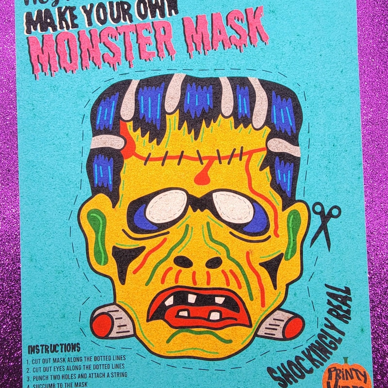Monster Mask - Etsy