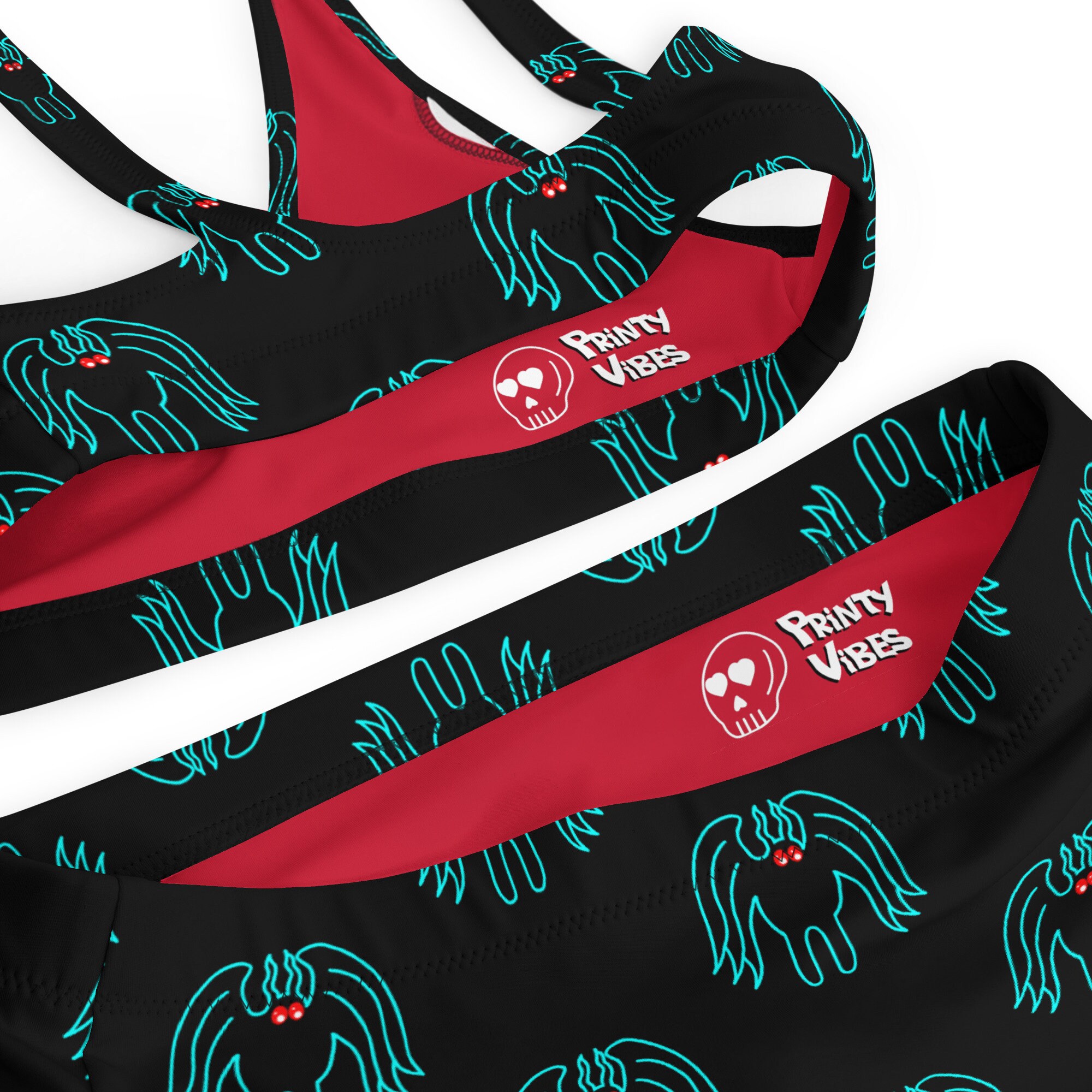 Mothman Cryptid High-waisted Bikini Bottom - Etsy