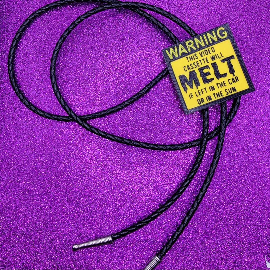 VHS Melt Sticker Bolo Tie - Etsy