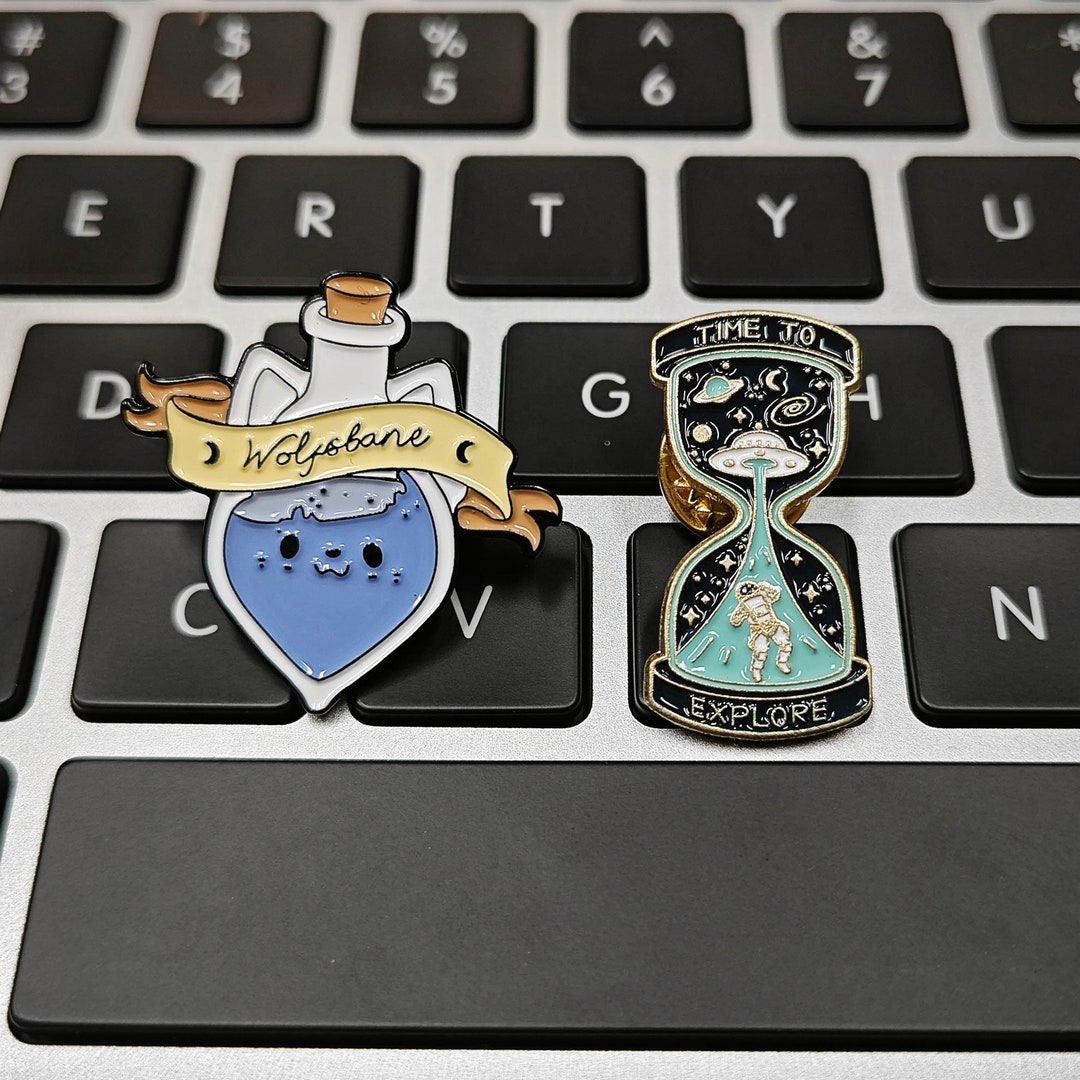 Magic Potion Bottle Pin,potion Pin,skele Gro Pin Badge,collar Pin,hat ...