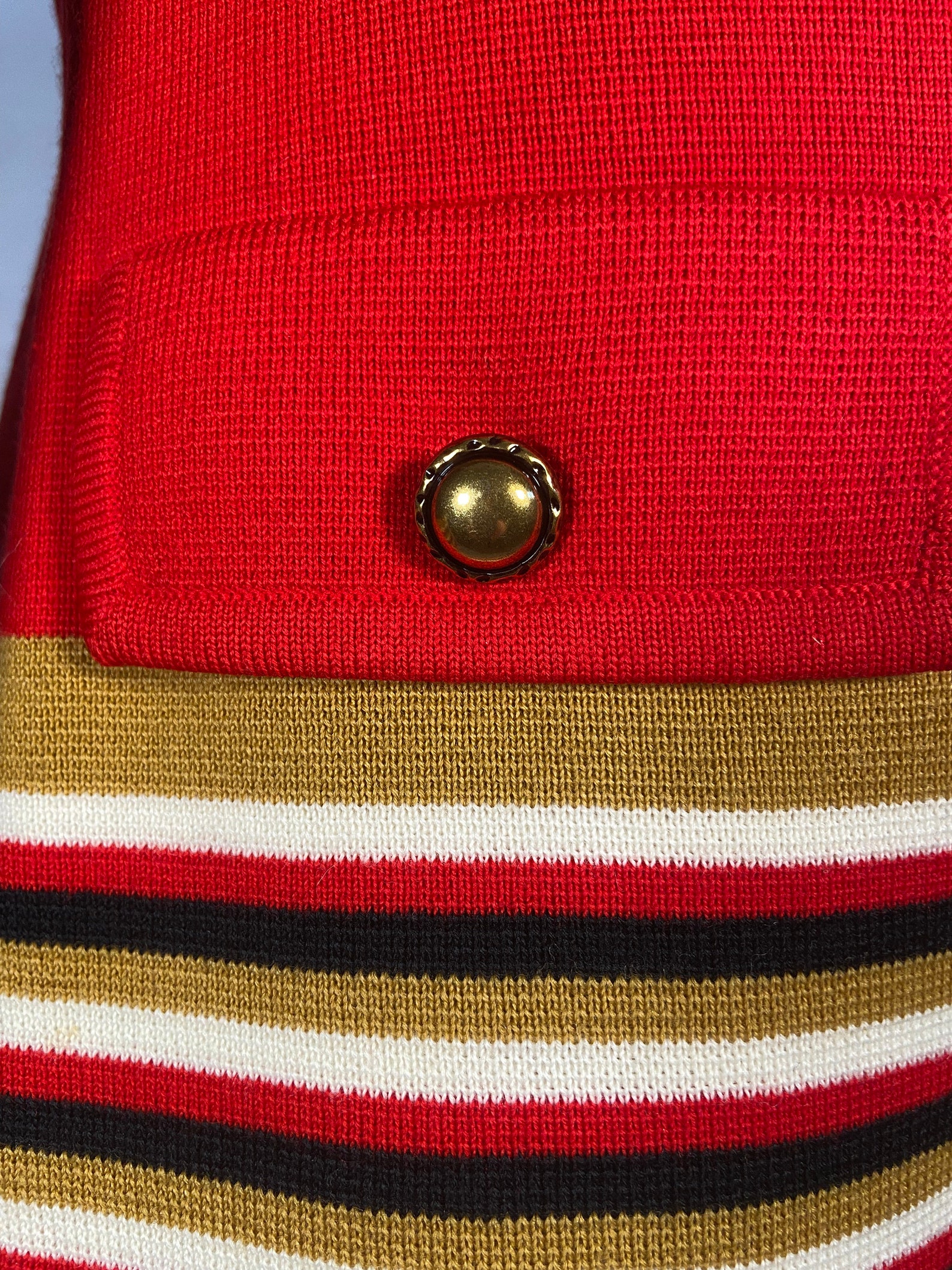 1960s Interlocking Striped Cardigan by Keiger LTD - Etsy