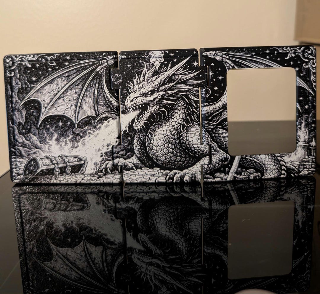 Personalized Magnetic MTG Commander Spellbook Deckbox, Clear Acrylic ...