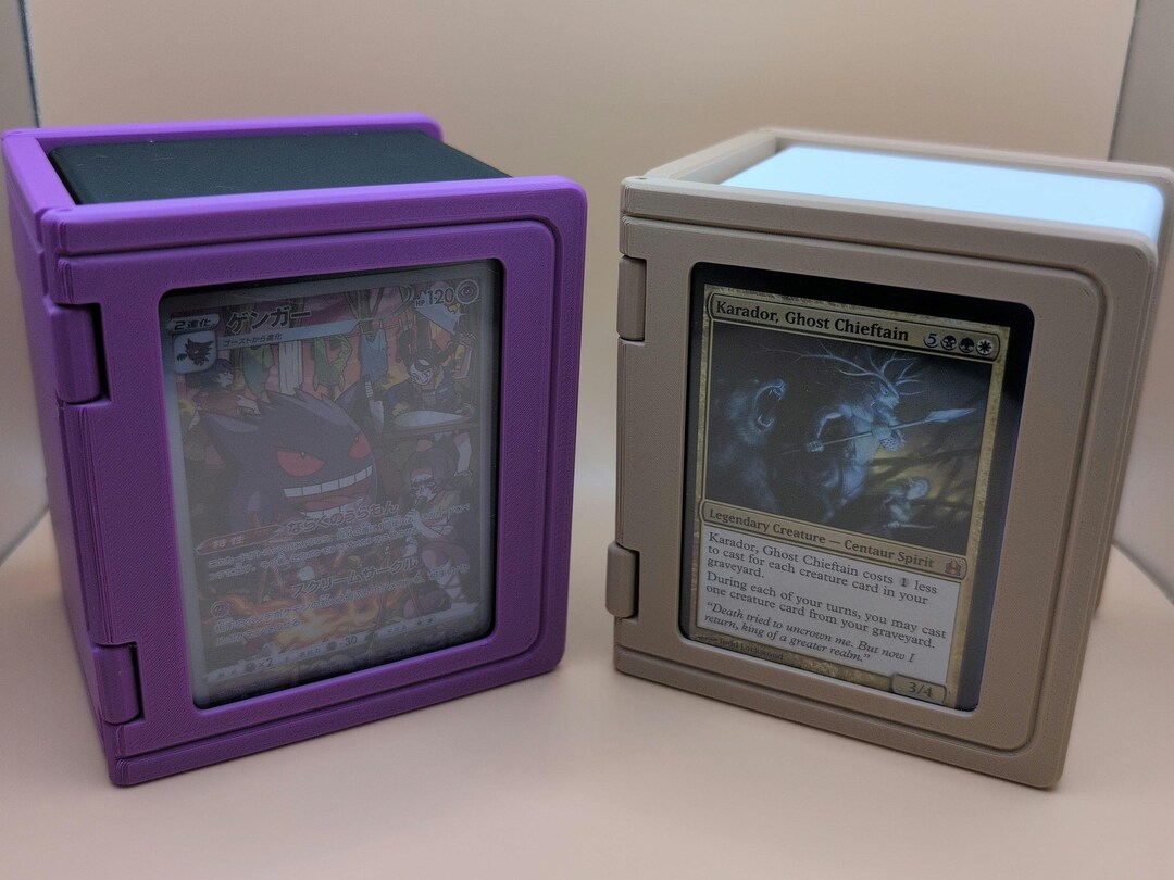 Magnetic Spell Book Deck Box & Container for Magic the Gathering ...