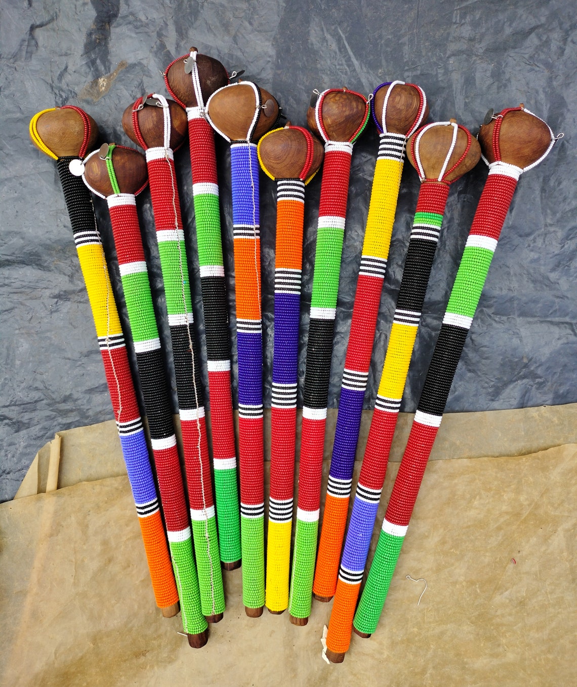 Tribal Masai Runguhome Decorwalking Stickauthority Stick | Etsy