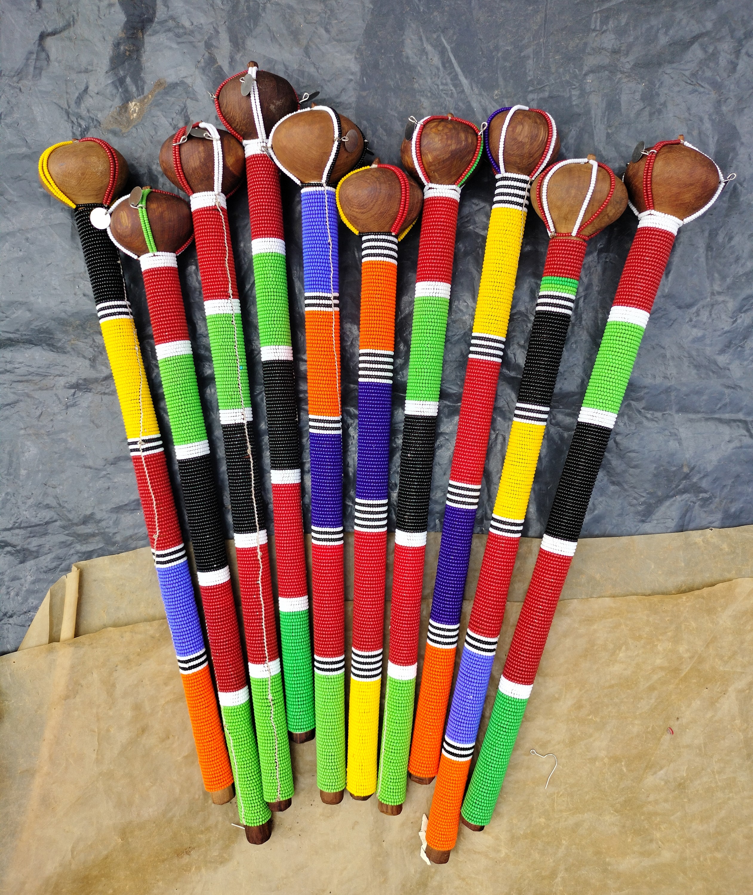 Tribal Masai Runguhome Decorwalking Stickauthority Stick - Etsy