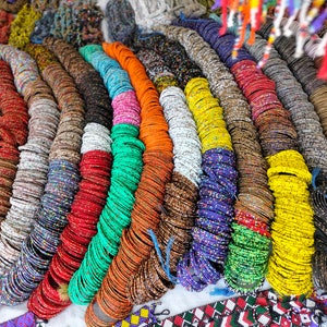 Spring Beaded Bracelets, Bracelets for Kids and Adults, Multicolored ...