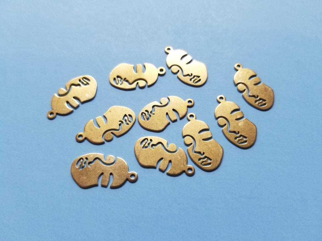 10 Pieces Brass Face Charms Face Shaped Raw Brass Pendant - Etsy