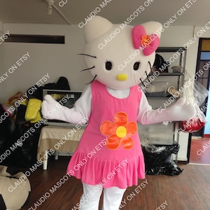 Kitty Kat Cat FREE SHIPPING Mascot Costume Easter Holiday Christmas ...