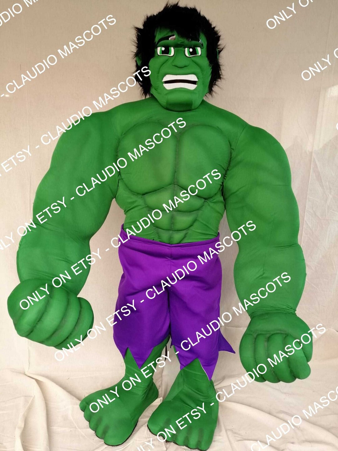 Hulk Green FREE SHIPPING Monster Mascot Costume Professional Holiday ...