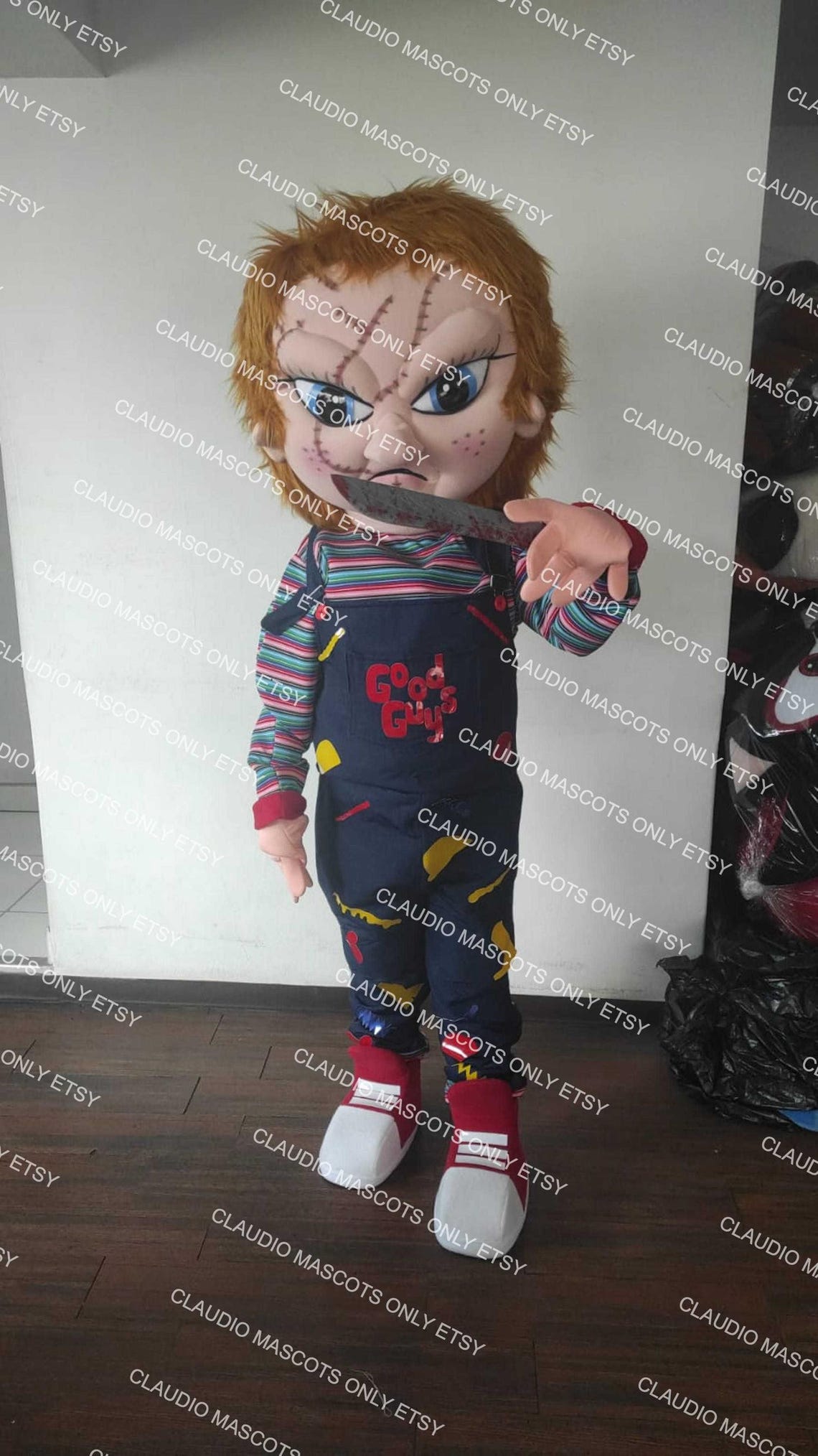 Chucky Evil Doll FREE SHIPPING Mascot Costume Easter Holiday Christmas ...