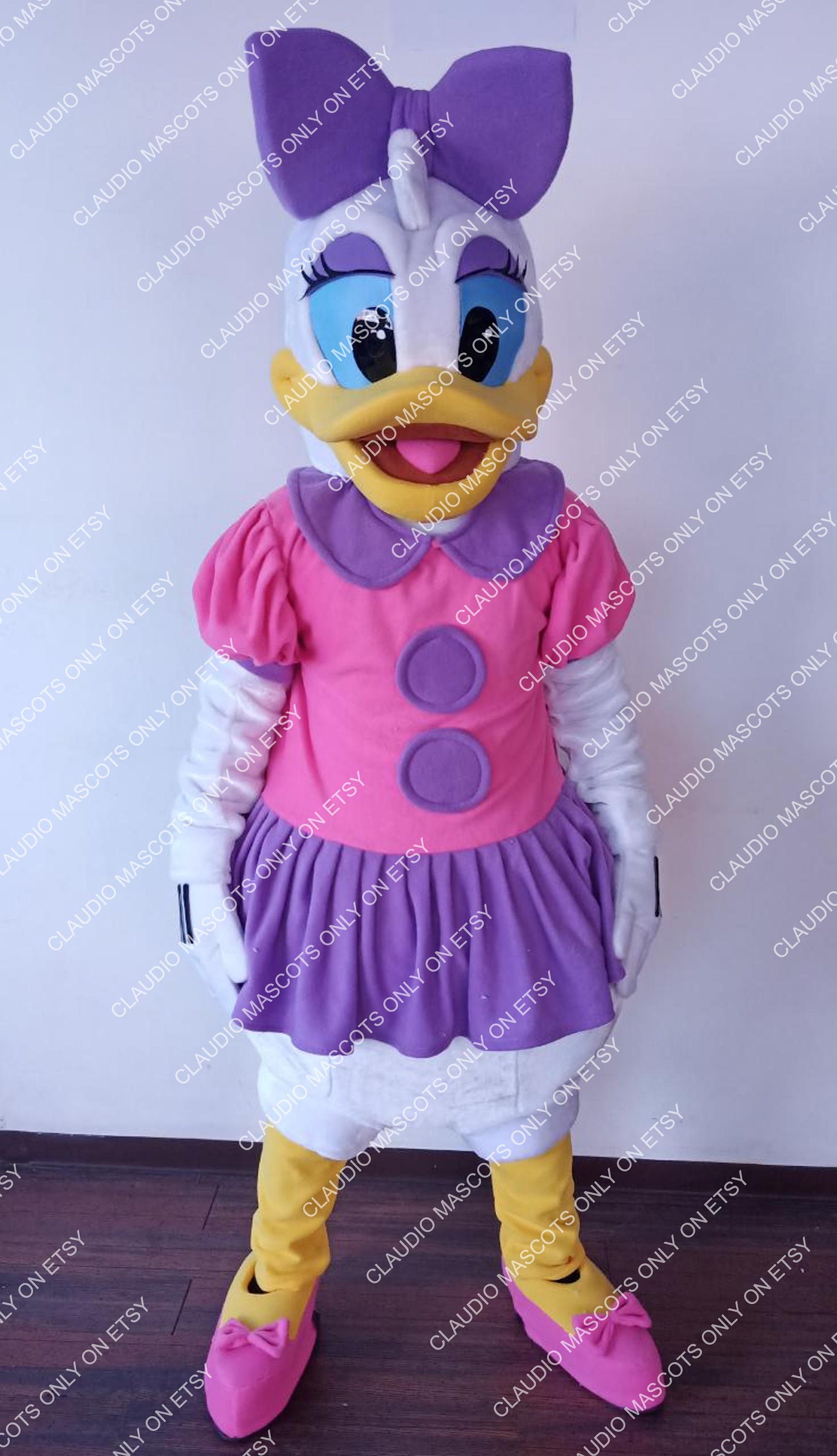 Daisy Duck Mascot FREE SHIPPING Costume Professional Holiday Birthday ...