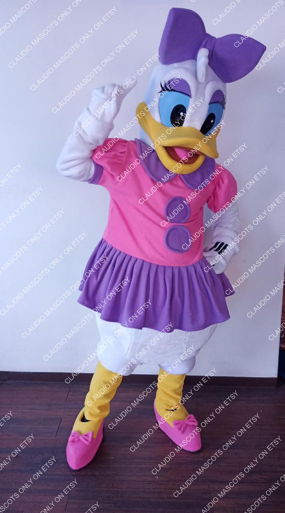 Daisy Duck Mascot FREE SHIPPING Costume Professional Holiday Birthday ...