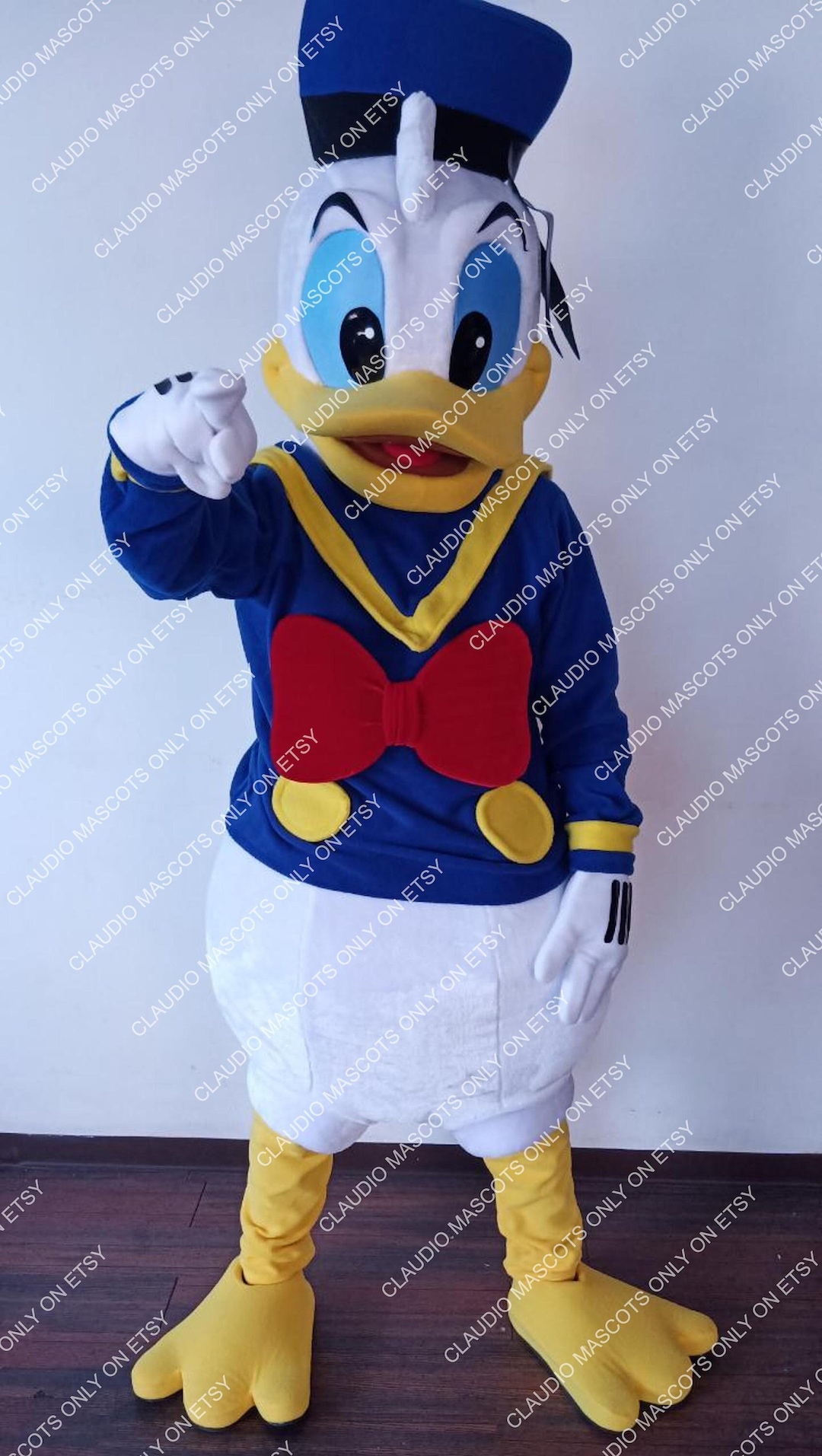Donald Duck Mascot FREE SHIPPING Costume Professional Holiday Birthday ...