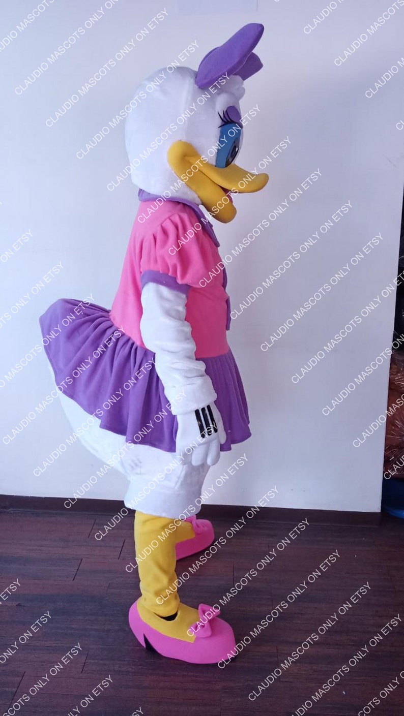 Daisy Duck Mascot FREE SHIPPING Costume Professional Holiday Birthday ...