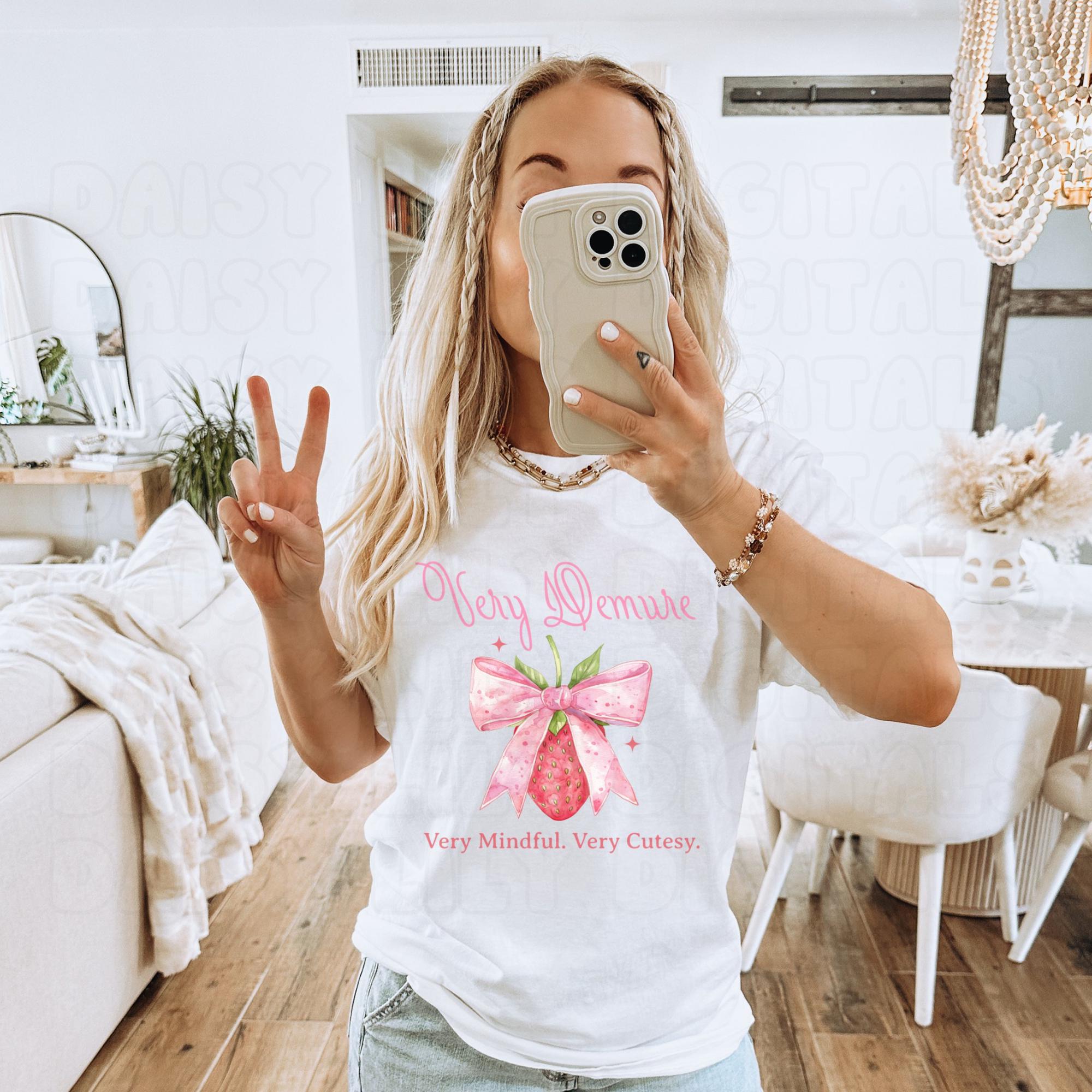 Very Demure PNG Very Mindful Very Cutesy PNG Cute Coquette Png Gen Z ...