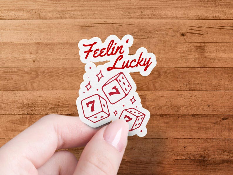 Feelin’ Lucky PNG SVG Lucky Girl Shirt Png Dice Graphic Cute Retro Luck ...