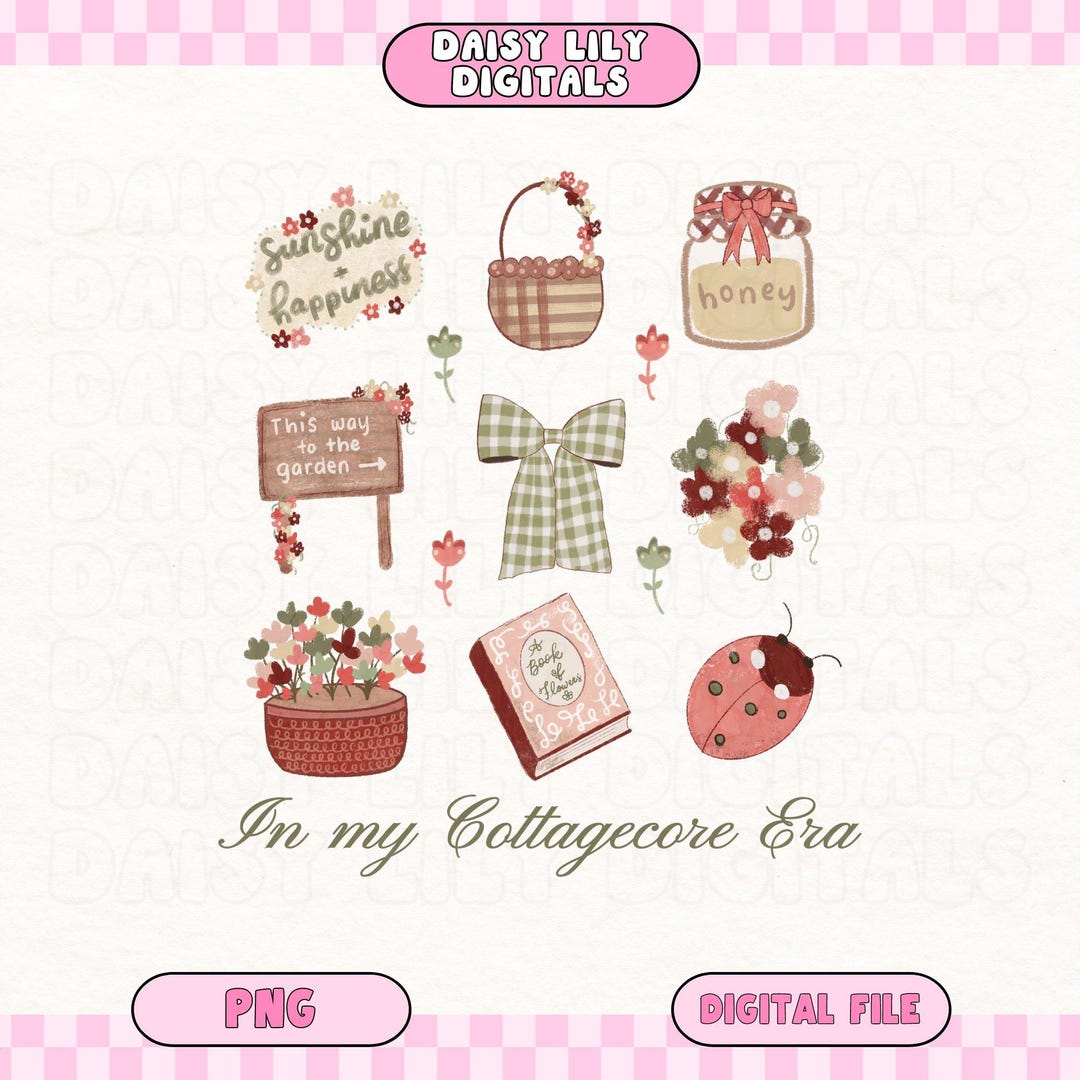 Floral Cottagecore PNG Fall Png Fall Flowers Sublimation Design ...