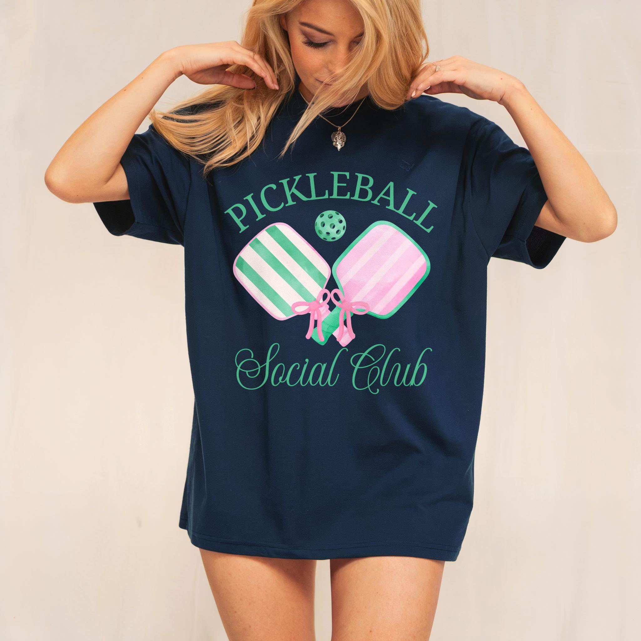 Preppy Coquette Png Pickleball Tee Design Pickleball Png Social Club ...