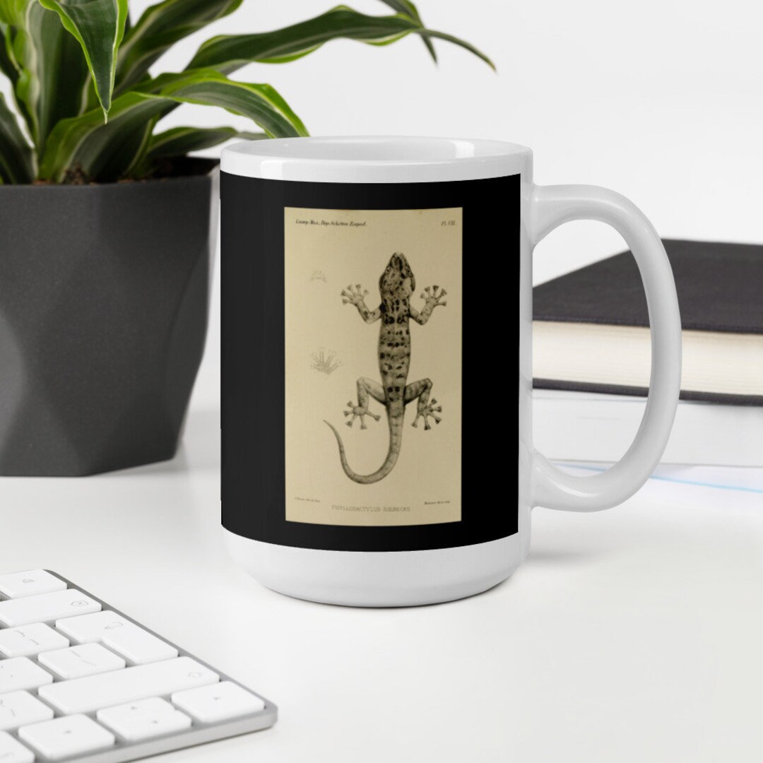 Vintage Lizard Gecko Mug - Etsy