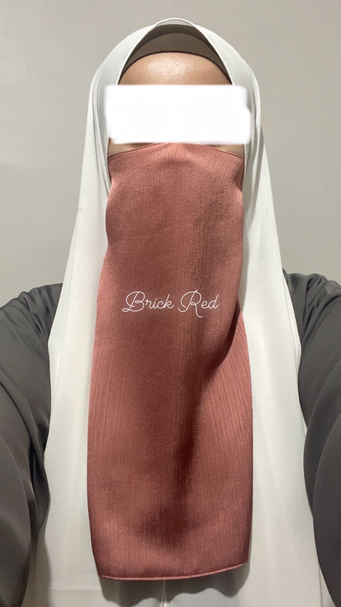 Elastic Half Niqab multiple Colours Available.. Ideal for Summer, Special Occasions - Etsy