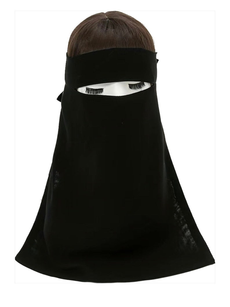 Full Niqab/veil in Black - Etsy