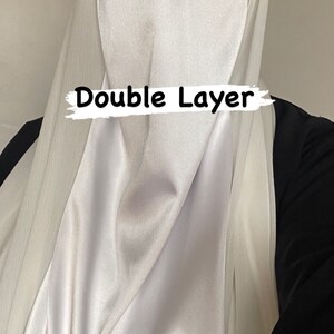 Elastic Satin-silk Half Niqab (choose Colour) - Etsy