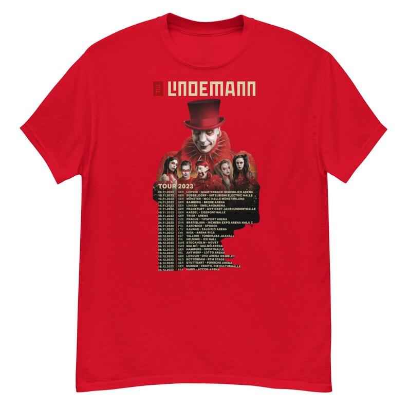 Chemise Till Lindemann Tour 2024 Produits Lindemann Till Lindemann Tour ...