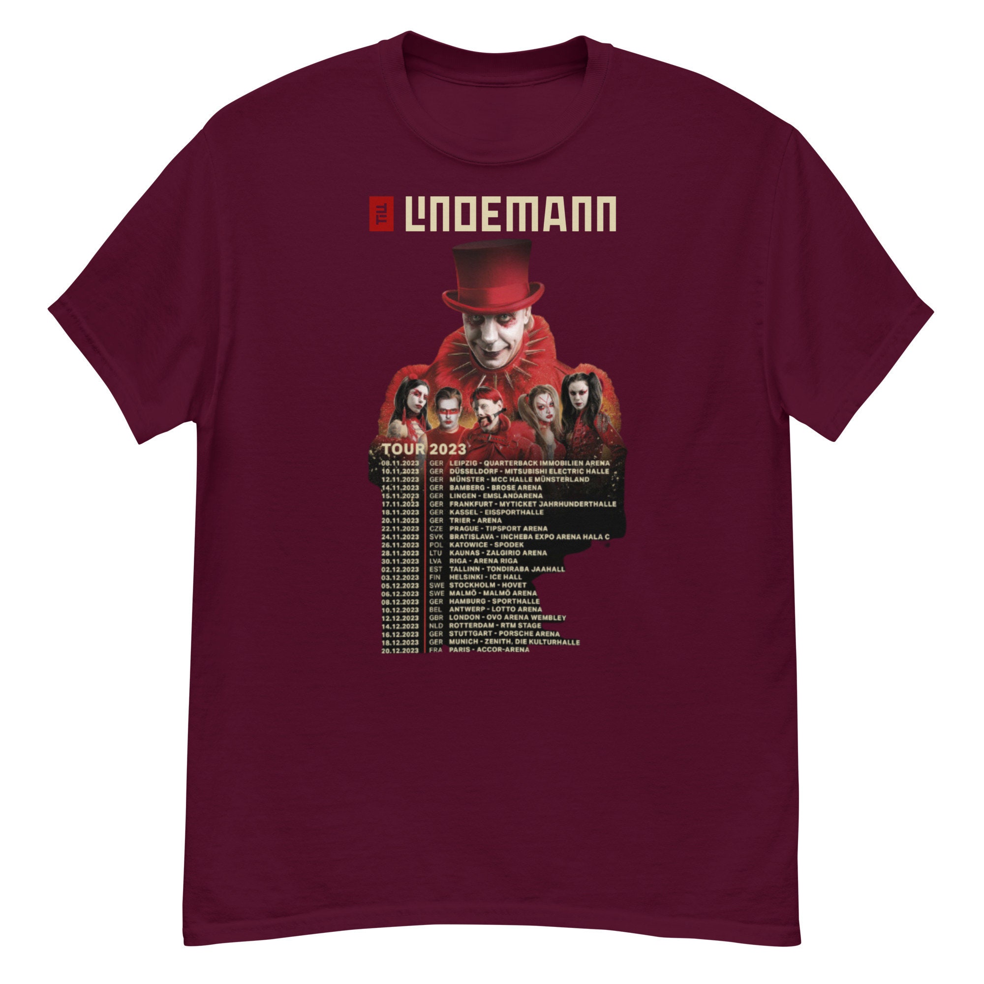 Chemise Till Lindemann Tour 2024 Produits Lindemann Till Lindemann Tour ...