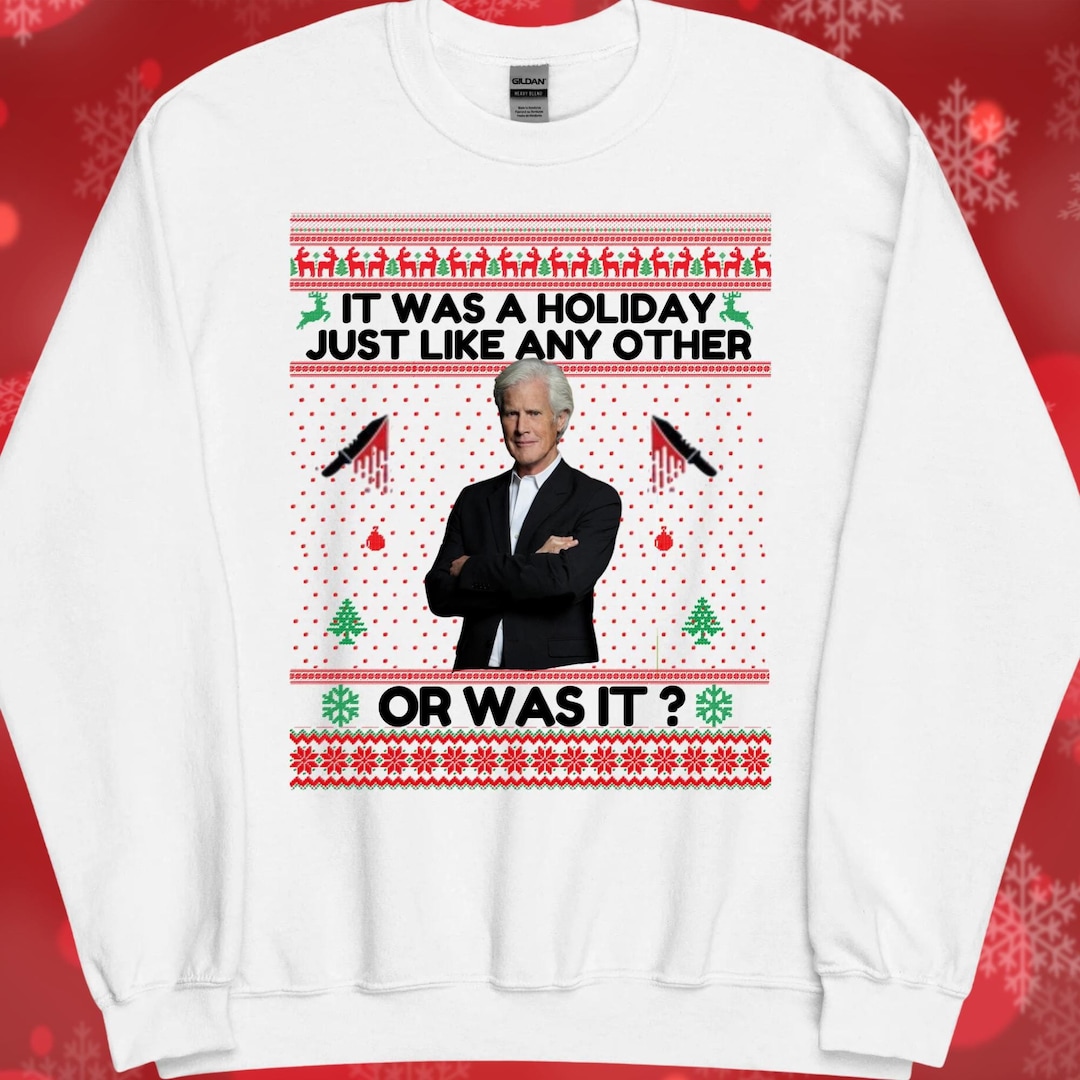 True Crime Ugly Sweater Keith Morrison Xmas Christmas Sweater -true ...