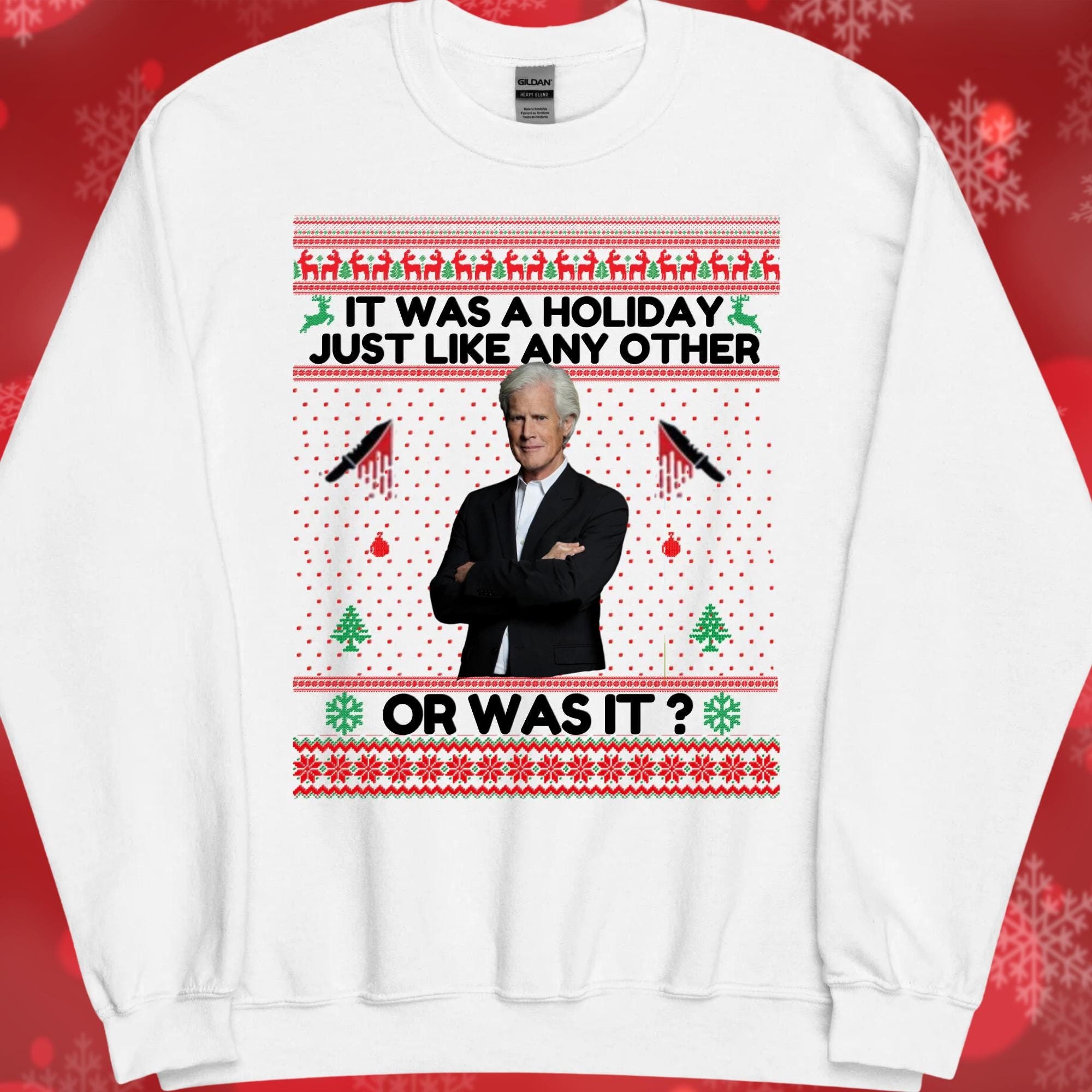 True Crime Ugly Sweater Keith Morrison Xmas Christmas Sweater -true ...