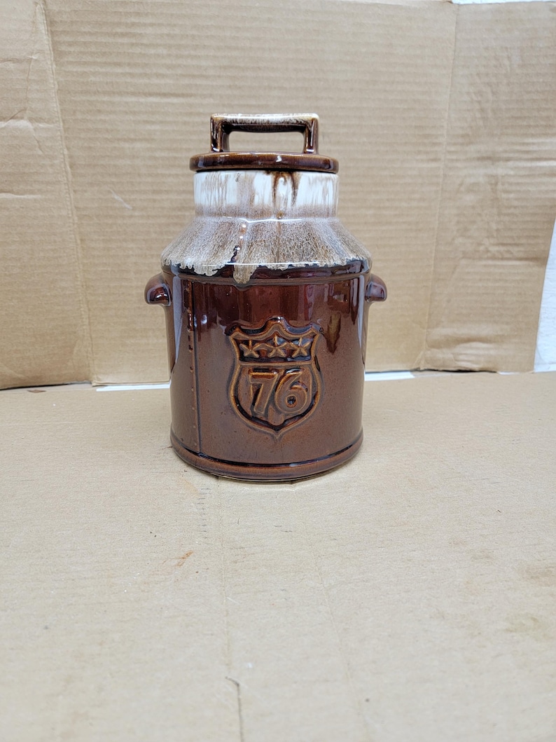 Vintage Mccoy Pottery Bicentennial 1776 - 1976 Brown Glaze Ceramic ...