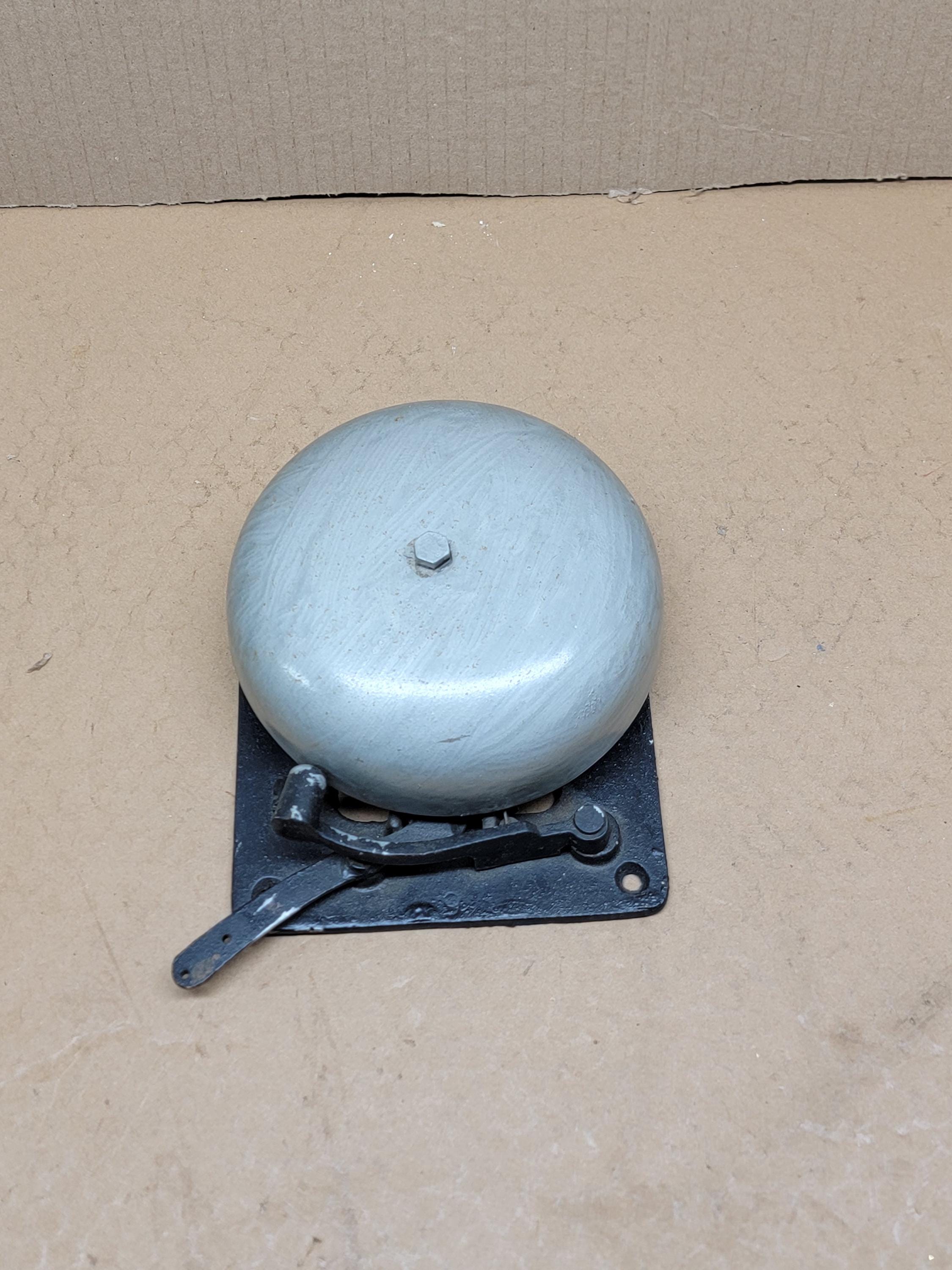 Vintage Manual Boxing Ring Bell 6 Diameter Ring Bell Mounted W/ Spring ...