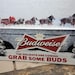 Anheuser Busch Budweiser "grab Some Buds" Large Cardboard Holiday ...